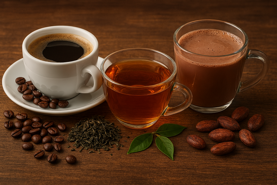 Kaffee Tee Kombination